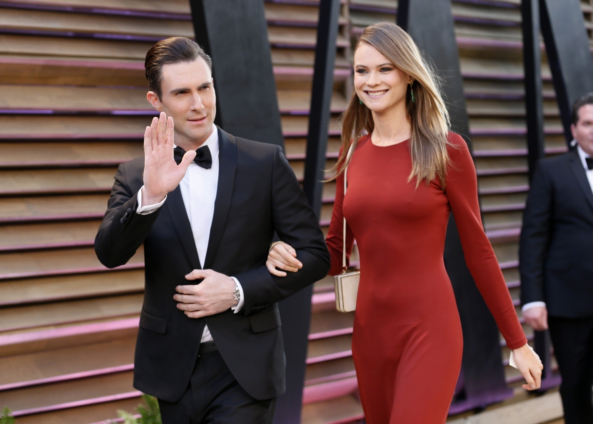 Adam Levine and Behati Prinsloo share first photo of daughter Dusty Rose
