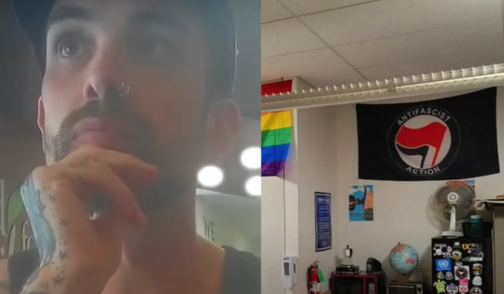 California Teacher Fired After Bragging About Having Antifa Flag in His ...
