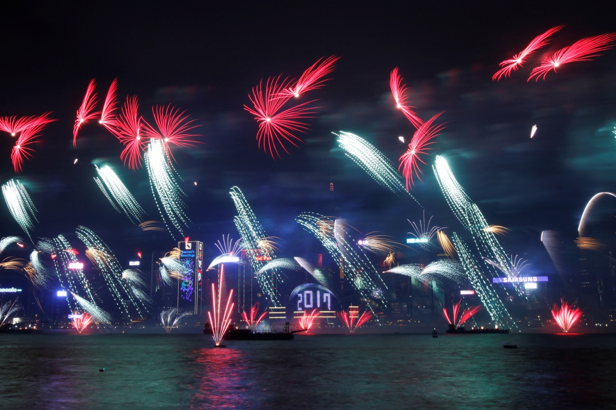 In Pictures: Spectacular fireworks around the world as New Year 2017 dawns