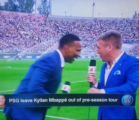 Shocking Video Captures Moment ESPN's Shaka Hislop Faints Live on Air ...