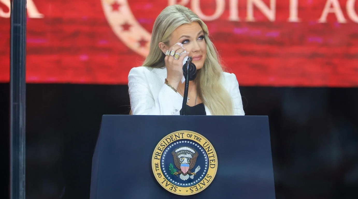 Erika Kirk Forgives Charlie Kirk's Killer in Tearful Farewell at Memorial as Trump Embraces Her ...