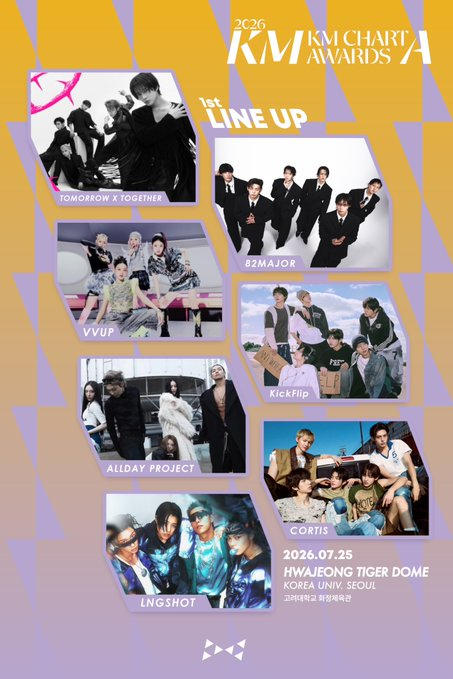KMA (KM Chart Awards) 2026 Reveals First Artists Lineup; Every...