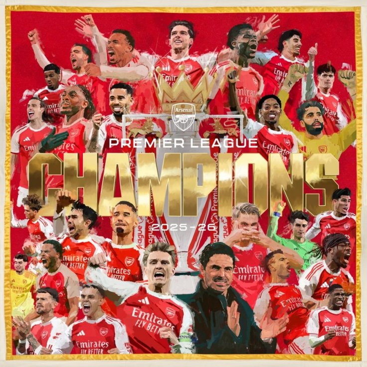 Arsenal Win Premier League Title for First Time in 22 Years