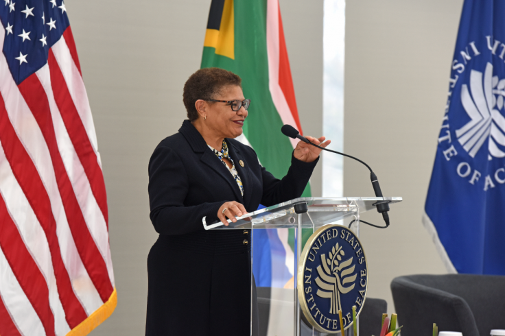 Who Is Karen Bass? Inside the Los Angeles Mayor's Family, Political ...